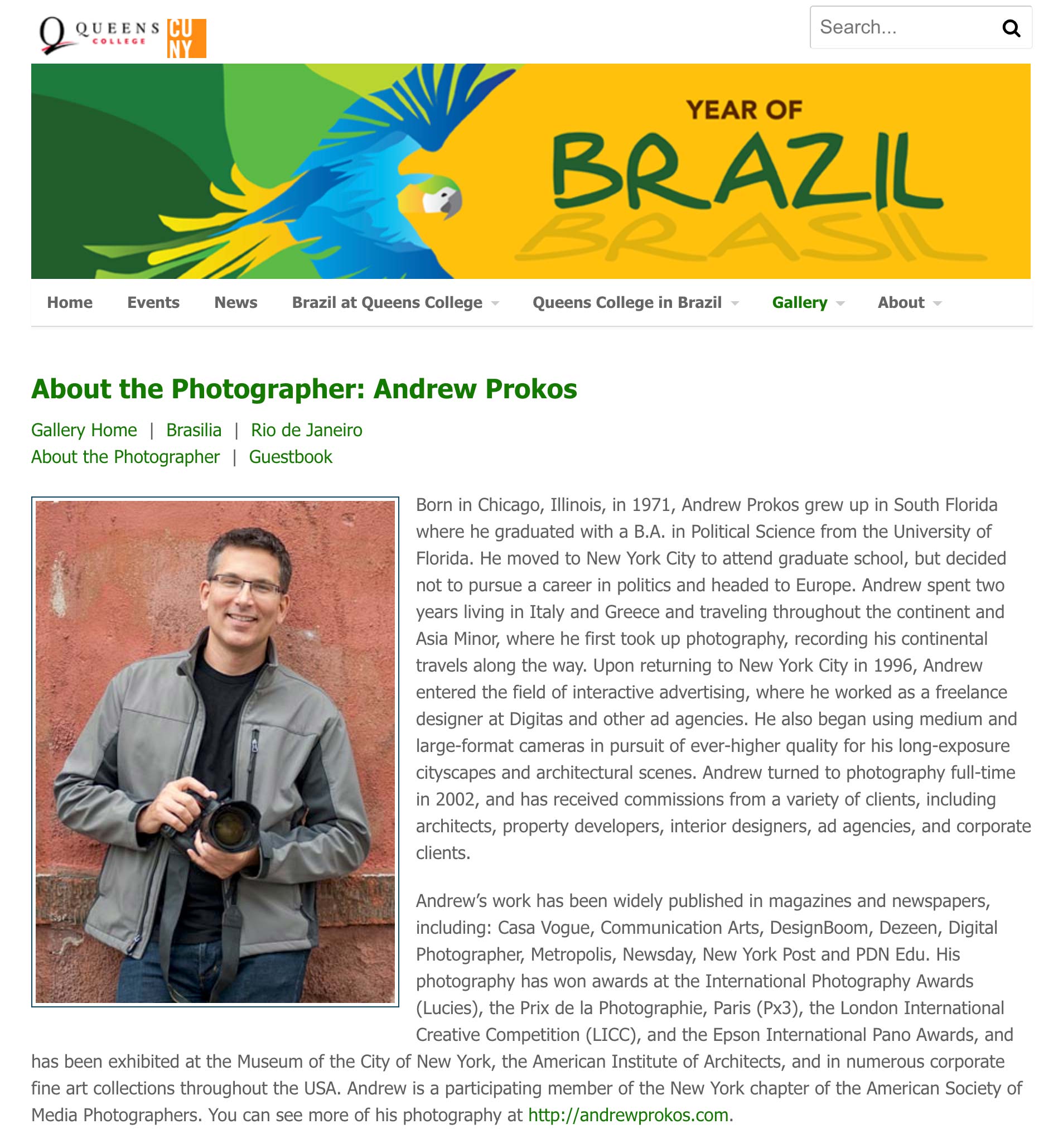 Published Work - Year of Brazil Gallery - Photographer Andrew Prokos