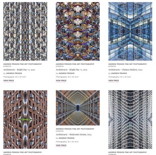 Archistracts Limited Edition Prints at Widewalls - Andrew Prokos Photography