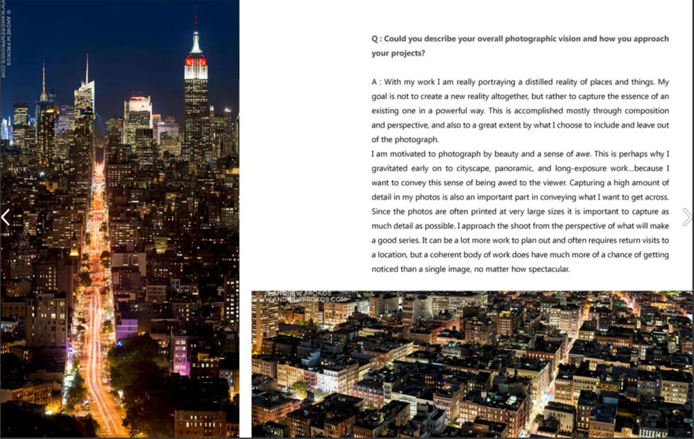 Arcspace Interview - Andrew Prokos Fine Art Photography