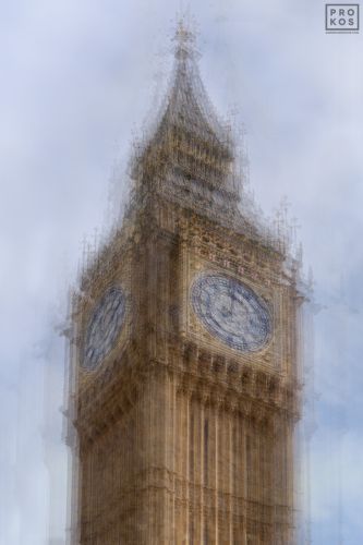 Big Ben - Multiple-Exposure Fine Art Photograph by Andrew Prokos