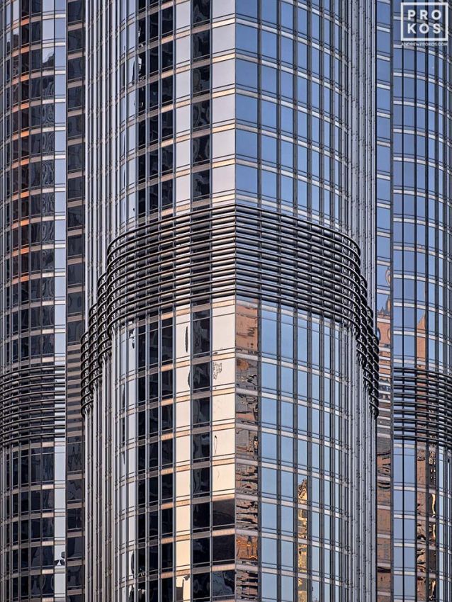 Burj Khalifa Facade Detail I - Architectural Photo by Andrew Prokos