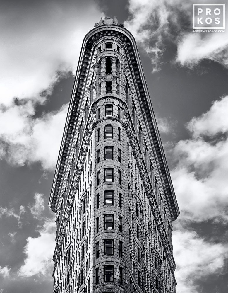 View of the Flatiron Building - Black & White Photograph - PROKOS