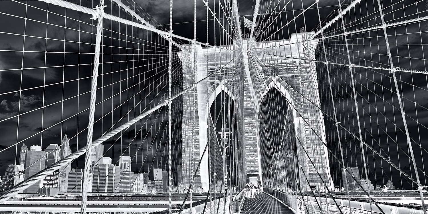 Inverted - Negative-Image B&W Photo Series by Andrew Prokos