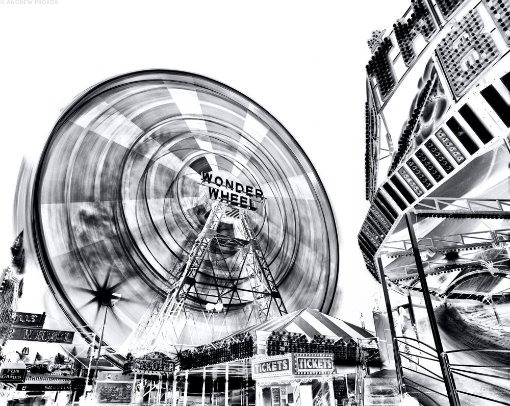 Inverted - Negative-Image B&W Photo Series by Andrew Prokos