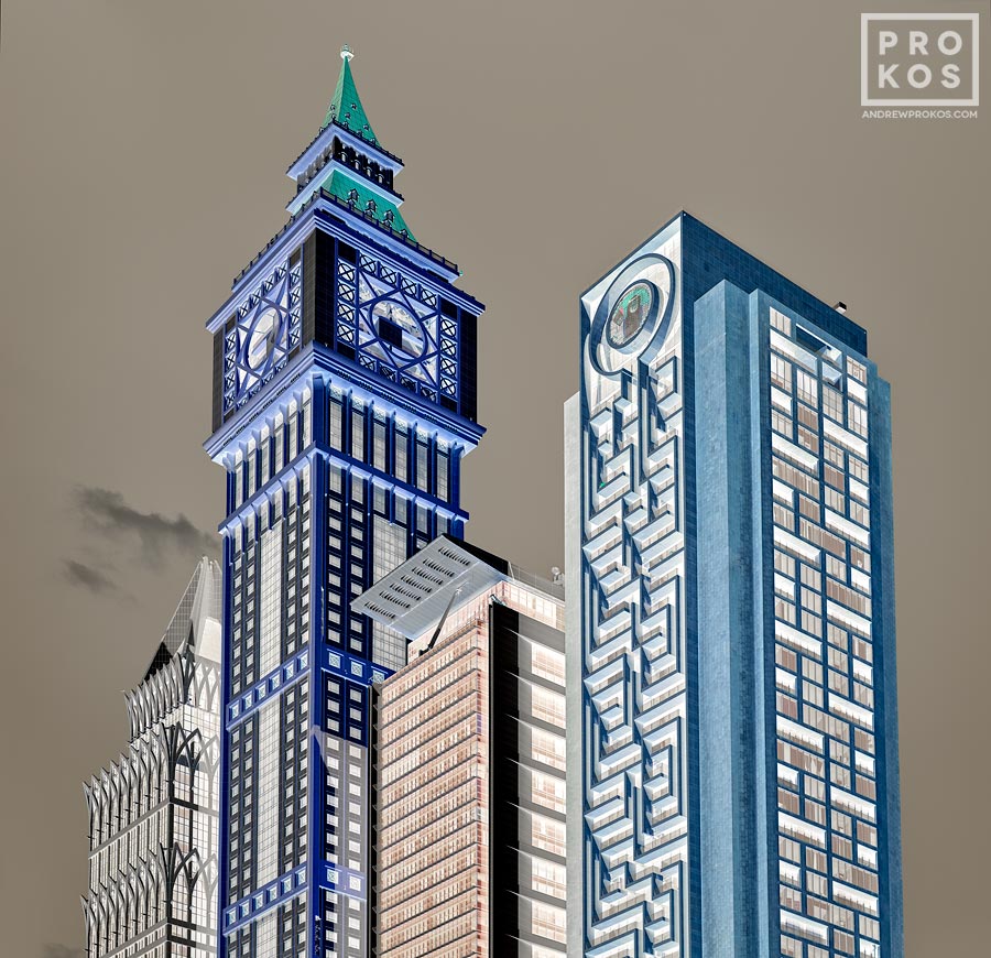 Inverted - Dubai Towers #1 - Conceptual Fine Art Photo - PROKOS