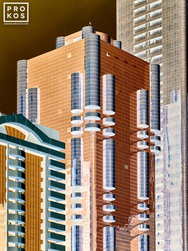 Inverted - Futuristic Facade #2, Dubai - Fine Art Photography - PROKOS