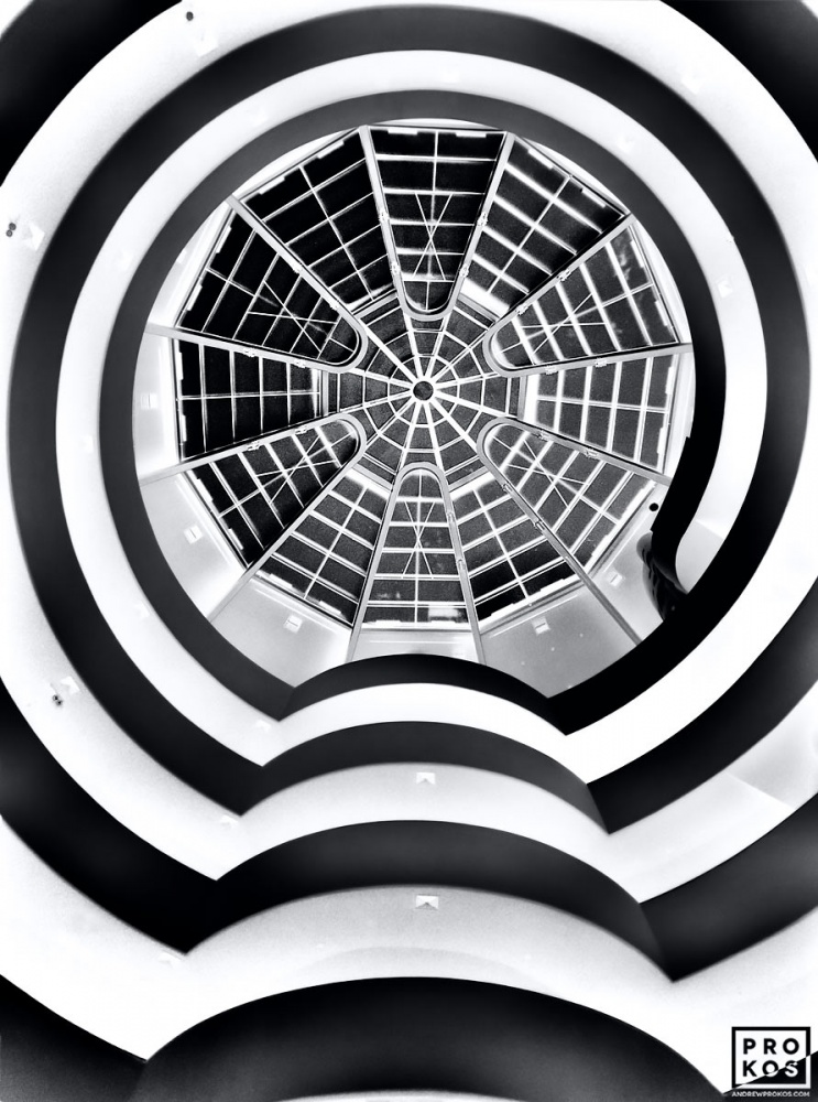 Inverted Guggenheim - Limited Edition Photograph by Andrew Prokos
