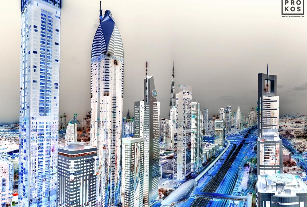 Panoramic Skyline of Denver at Dusk - High-Definition Fine Art Photo ...