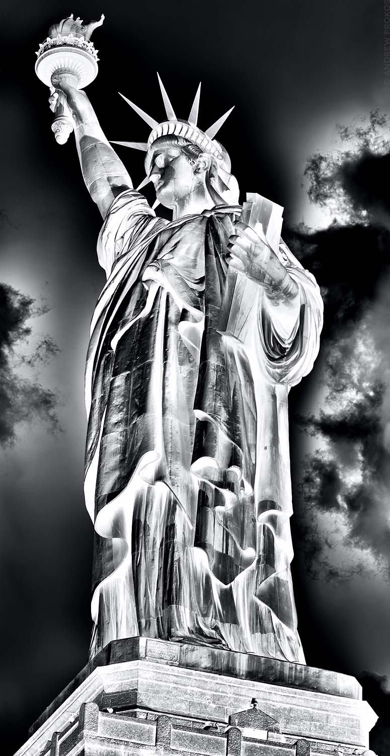 Inverted - Negative-Image B&W Photo Series by Andrew Prokos