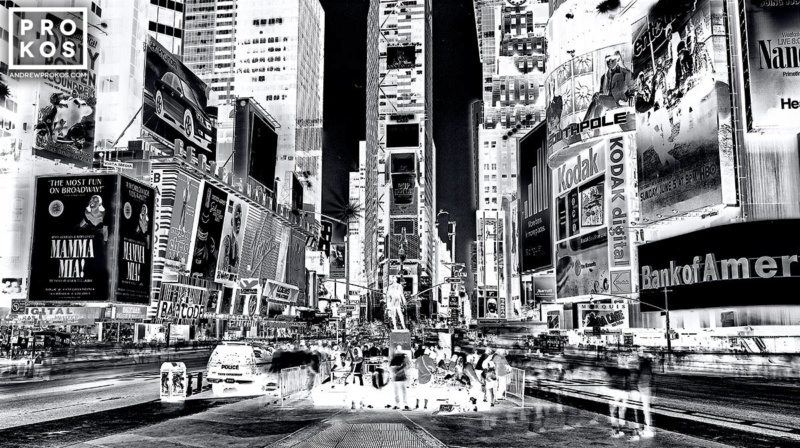 Times Square Photography - Framed Fine Art Prints by Andrew Prokos