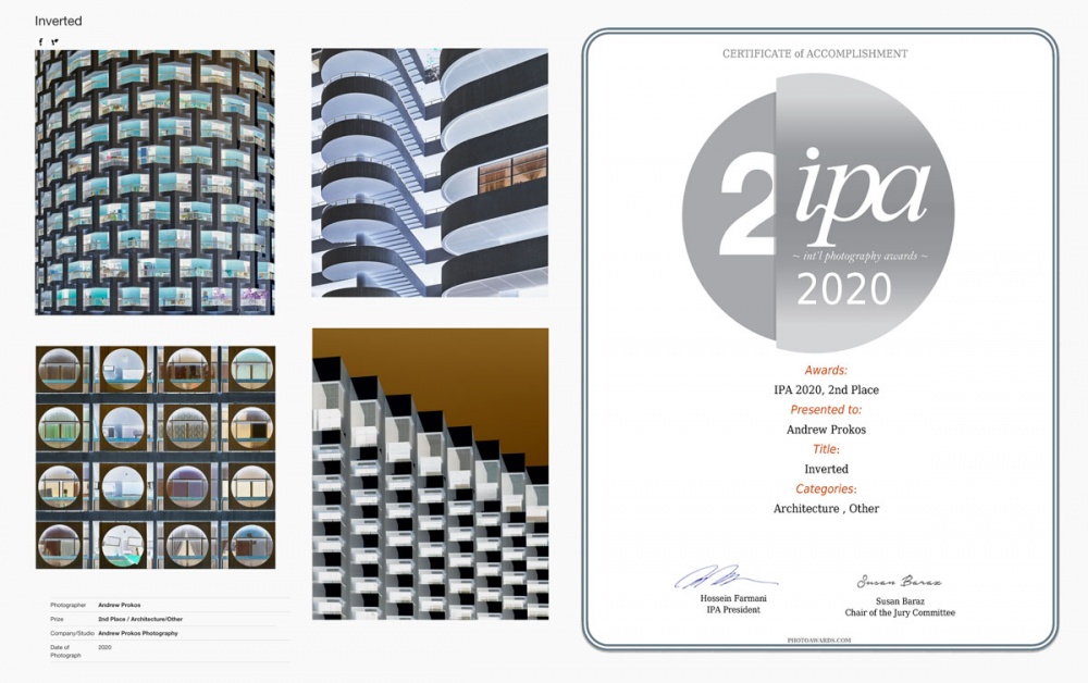 Exhibitions & Awards - Photographer Andrew Prokos