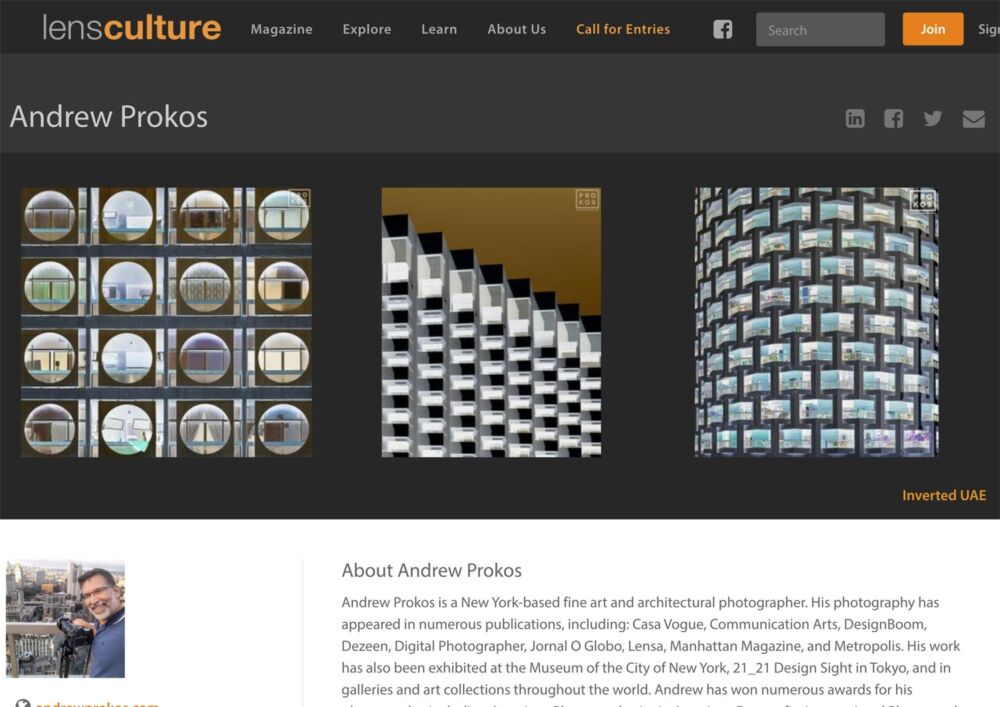 Inverted UAE Published at LensCulture - Photographer Andrew Prokos