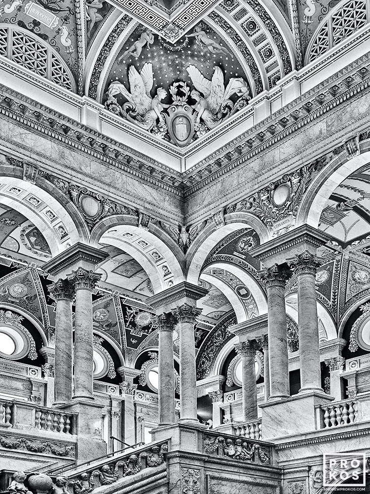 Library of Congress Photographs - Framed Art Prints by Andrew Prokos