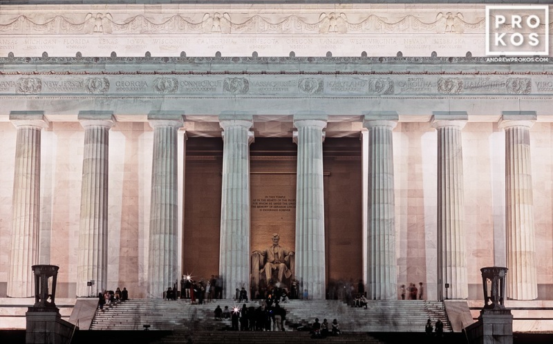 The Lincoln Memorial at Night - Washington DC Photography - PROKOS
