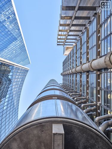 Lloyd's Building, London - Color Architectural Photo by Andrew Prokos