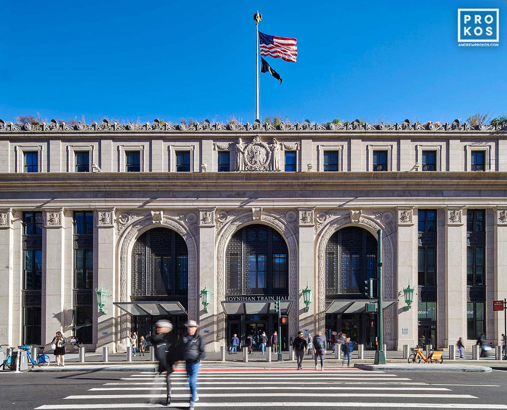 Moynihan Train Hall - West Facade: Architectural Photography - PROKOS