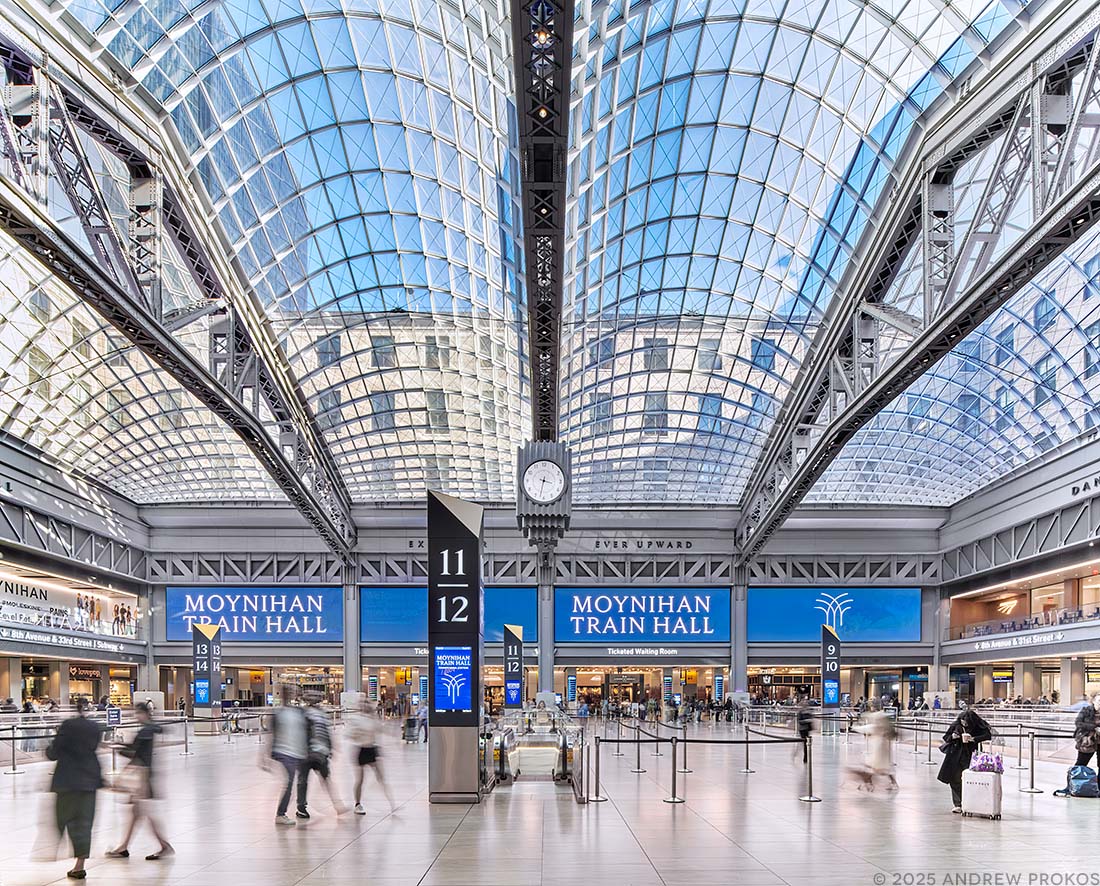 Moynihan Train Hall - Interior View #2 - Architectural Photography - PROKOS