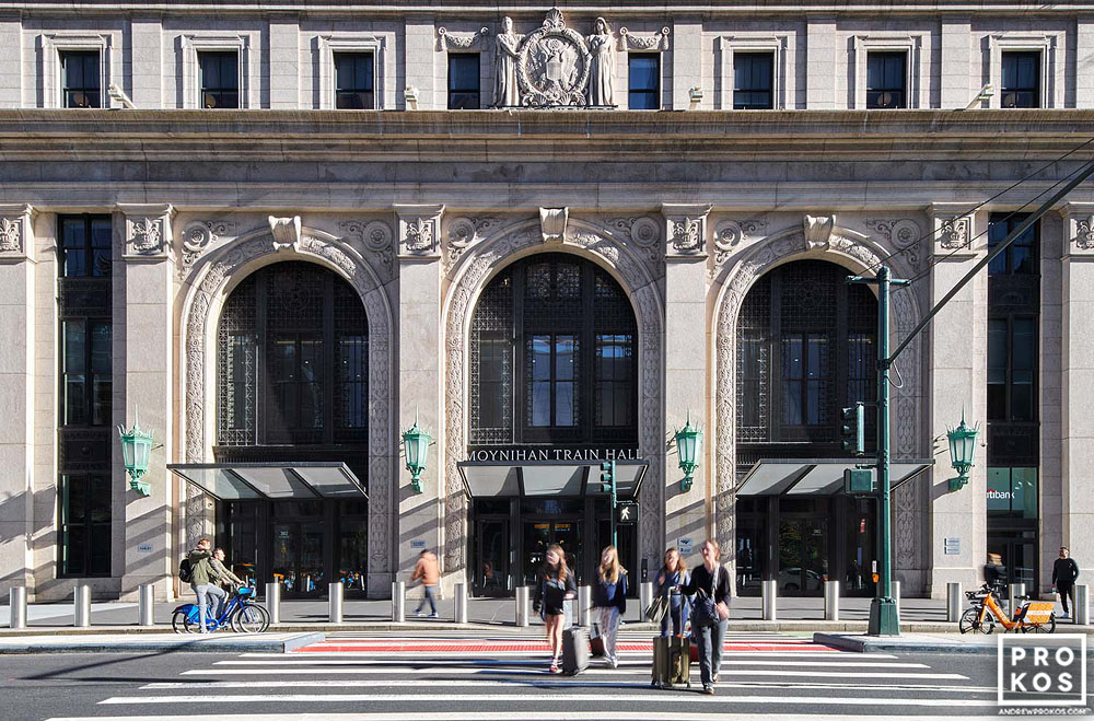Moynihan Train Hall - West Facade: Architectural Photography - PROKOS