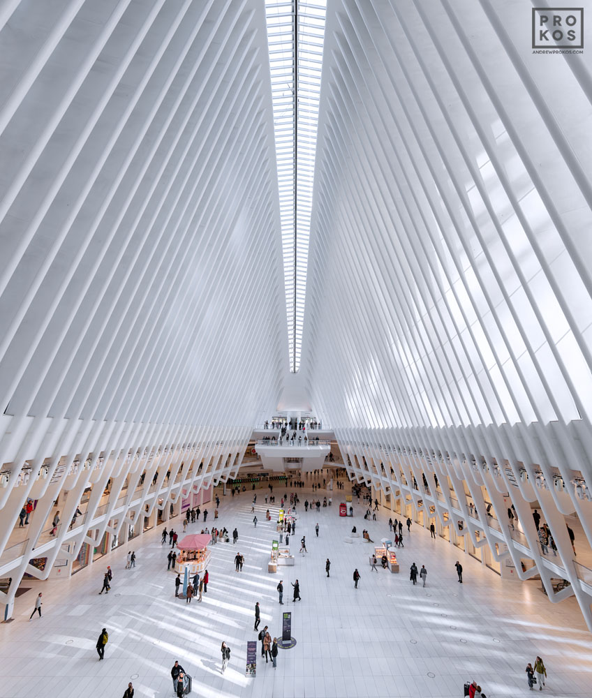 Oculus Interior #3, World Trade Center - Architectural Photo - PROKOS