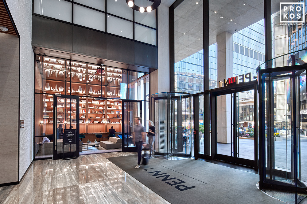 Penn 1 Lobby Interior VI - Architectural Photography by Andrew Prokos