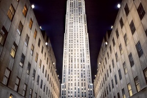 View of Rockefeller Center I - Architectural Photography by Andrew Prokos