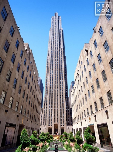 View of Rockefeller Center I - Architectural Photography by Andrew Prokos