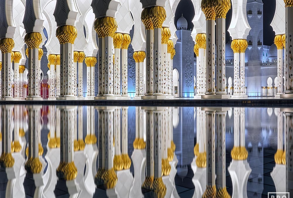 View of Sheikh Zayed Grand Mosque - Abu Dhabi Fine Art Photos - PROKOS