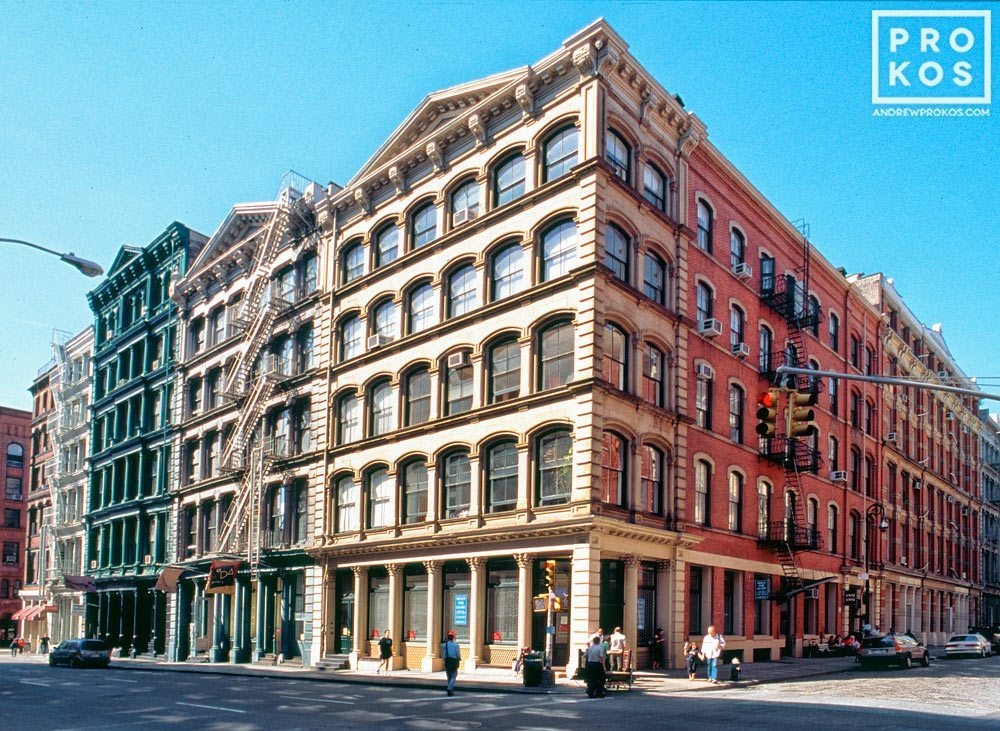View of Broome & Wooster Streets - Soho Photography - PROKOS