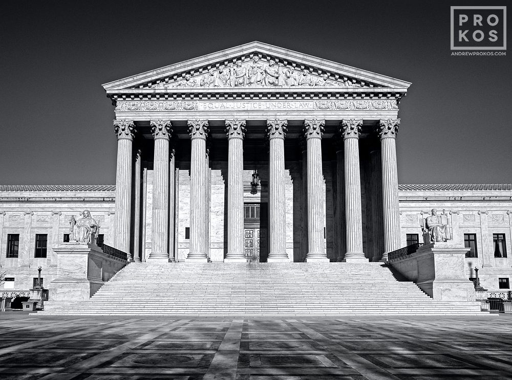 Photos of the U.S. Supreme Court - Fine Art Prints by Andrew Prokos
