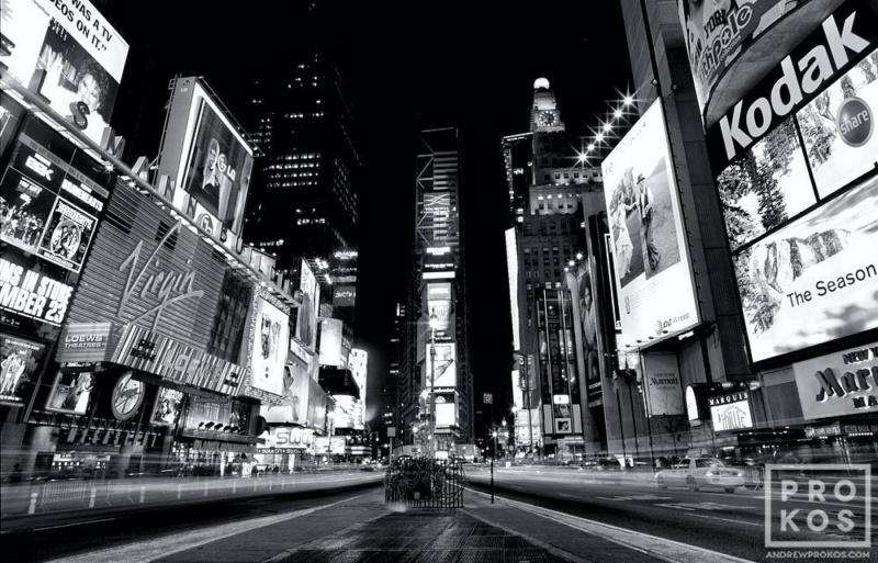 Times Square Photography - Framed Fine Art Prints by Andrew Prokos