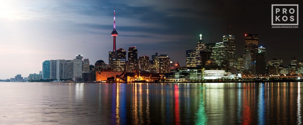Night & Day - Toronto Skyline - High-Definition Fine Art Photo by ...