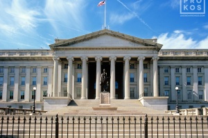 United States Treasury Exterior I - Architectural Photo by Andrew Prokos