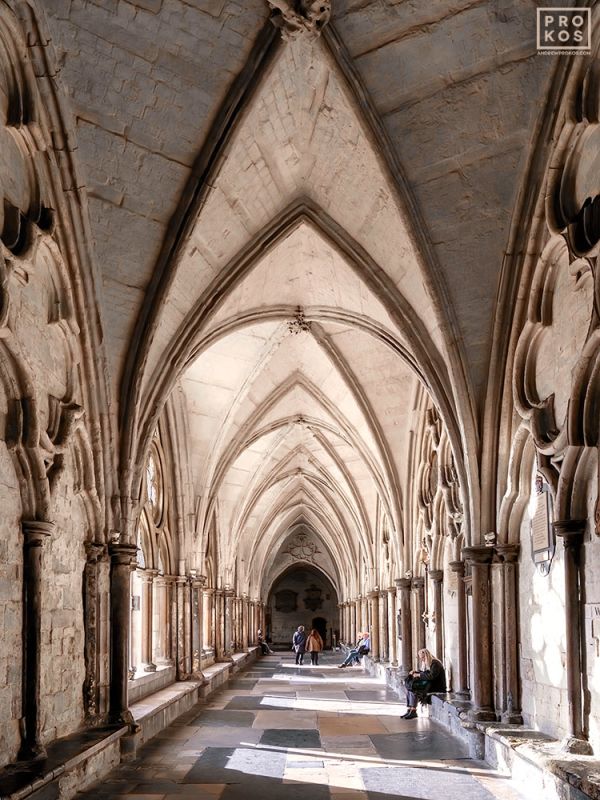 Westminster Abbey Cloister - Fine Art Photography by Andrew Prokos