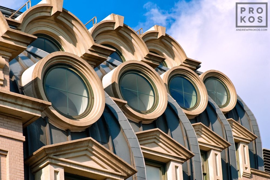 Willard Hotel Windows - Fine Art Architectural Photo by Andrew Prokos