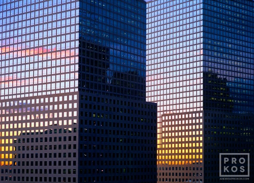 World Financial Center Buildings at Sunset - Architectural Photography ...