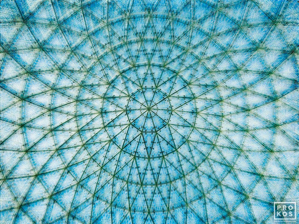 Sheikh Zayed Grand Mosque Dome Interior - Framed Photo by Andrew Prokos